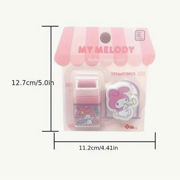 Office | New Pochacco Roller Eraser And Die Cut Eraser Set | Poshmark